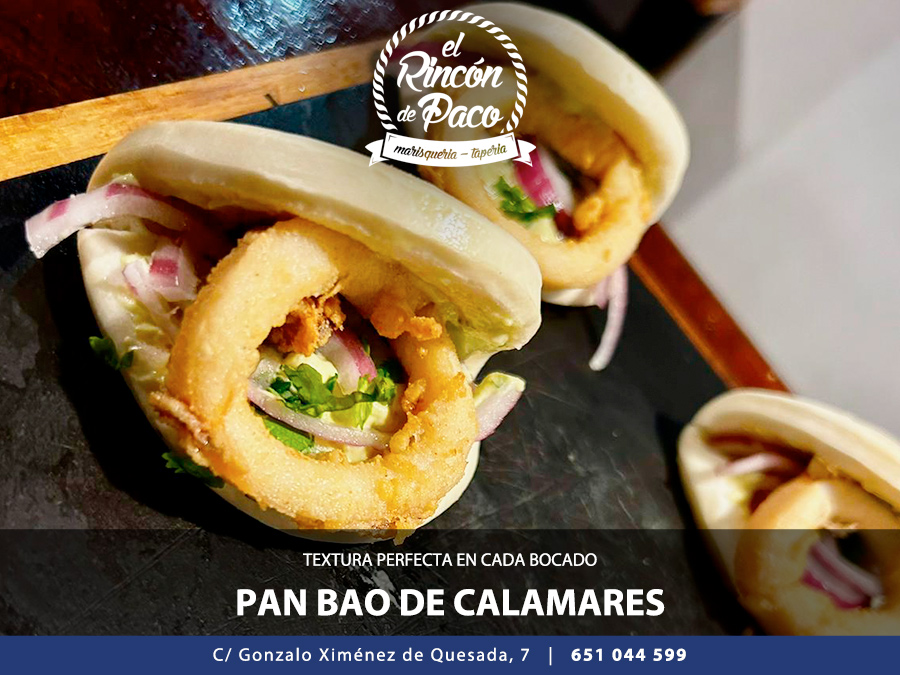 Pan Bao con Calamares - El Rincon de Paco Córdoba